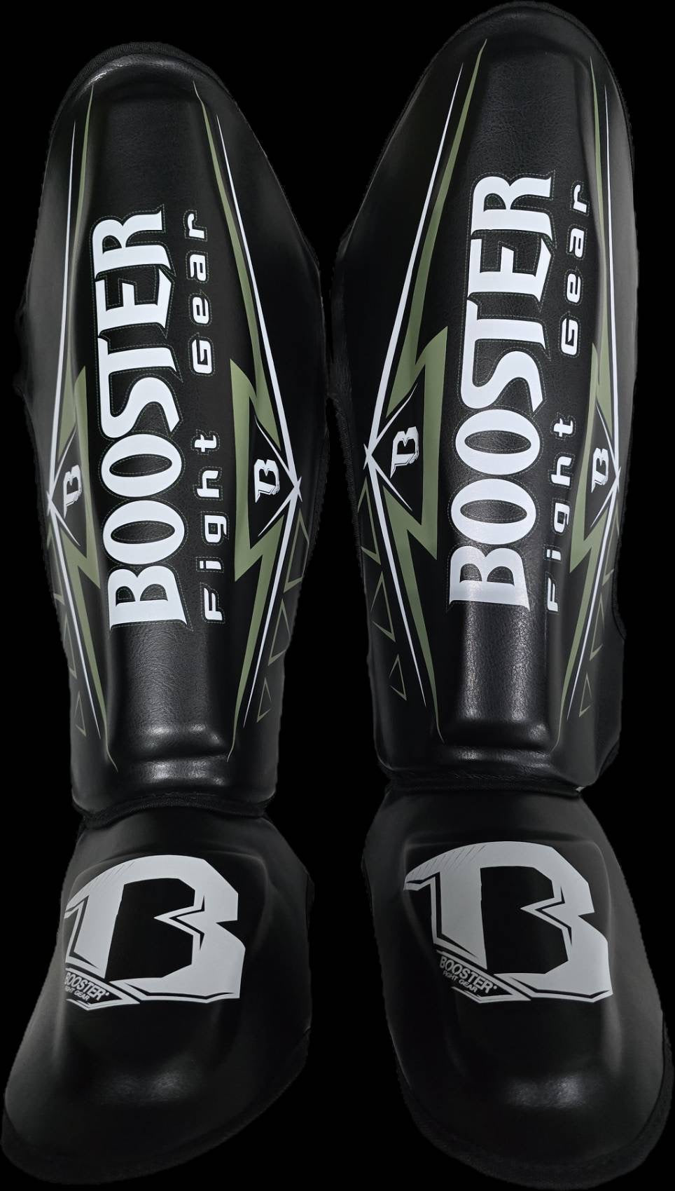 Booster Shin Guards WAR SERIES Black Grey – POWER PRO JAPAN